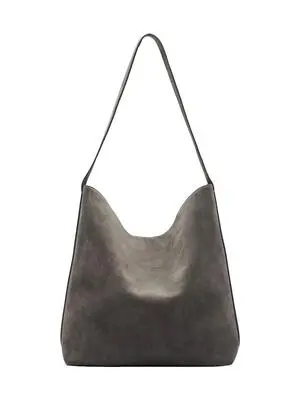 AESTHER EKME Sac Supple Large Suede Tote Bag - Grey