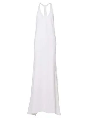 Jacquemus Knitted Gown - White
