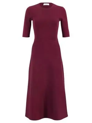 GABRIELA HEARST Seymore Crew-Neck Midi Dress