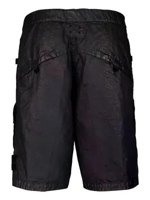 Stone Island Cargo-pocket Shorts - Black