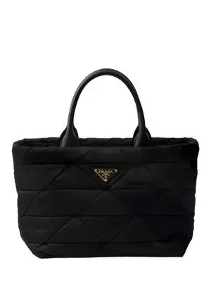 Prada Padded Tote Bag - Black