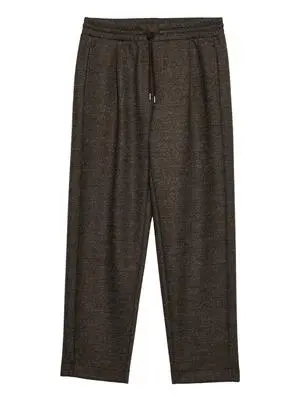BANANA REPUBLIC RELAXED HERRINGBONE PULL-ON PANT