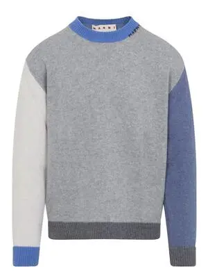 Marni Roundneck Cashmere Pullover - Grey