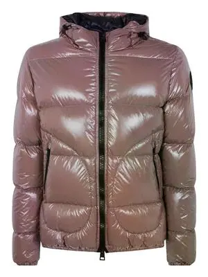 Herno Hooded Quilted Jacket - Brown
