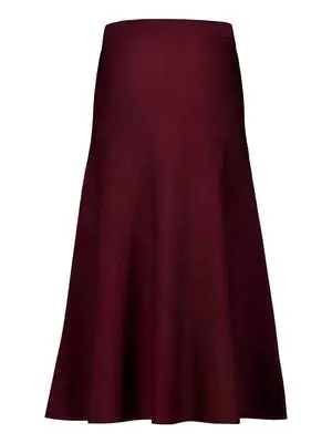 Gabriela Hearst Knitted Midi Skirt - Red