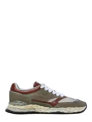 Mihara Yasuhiro George Panelled Canvas Sneakers - Brown
