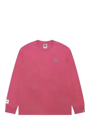 AAPE BY *A BATHING APE® Logo Long-sleeve T-shirt - Pink