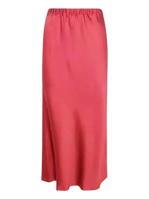 Antonelli Firenze Satin Midi Skirt - Red