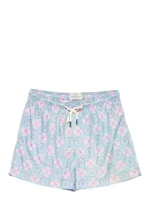 PENINSULA SWIMWEAR Floral-pattern Swim Shorts - Green
