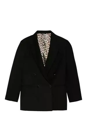 ERALDO Double-breasted Blazer - Black