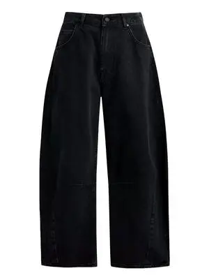 ESSENTIEL ANTWERP Twisted-Seam Barrel-Leg Jeans