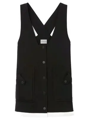 Claudie Pierlot Button-fastening Pocket Dress - Black