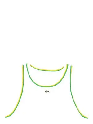 Lacoste Jersey Tank Top - White