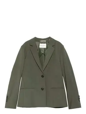 Marc O'polo Button-fastening Notched-lapel Blazer - Green