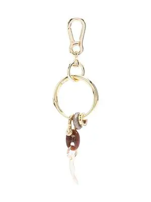 Benedetta Bruzziches Charm-embellishment Keyring - Gold