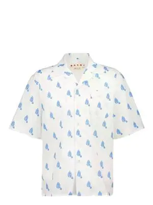 Marni Printed Short-sleeves Shirt - White