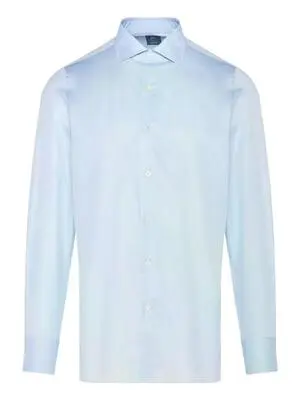 FINAMORE 1925 Button-down Shirt - Blue