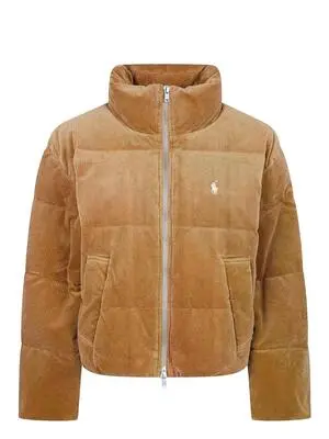 Ralph Lauren Corduroy Puffer Jacket - Brown