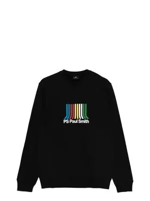Paul Smith Stripe-logo Sweatshirt - Black