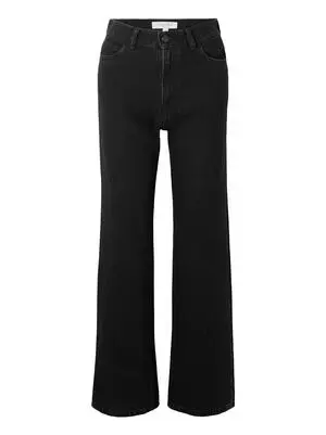 Giuliva Heritage The Dana High-rise Straight-leg Jeans - Black