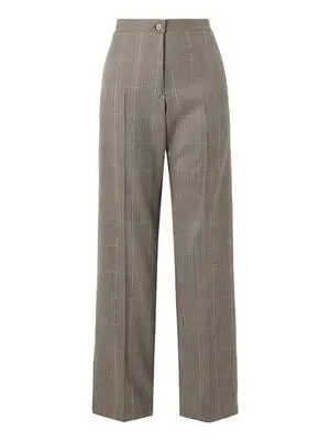 Giuliva Heritage The Janice Houndstooth Wool Pants - Brown