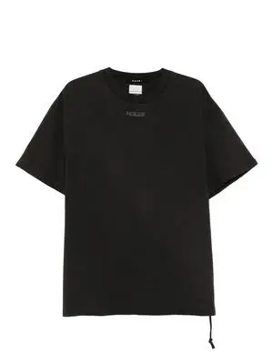Ksubi Cotton T-shirt With Drawstring Hem - Black