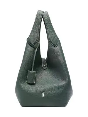 Polo Ralph Lauren Leather Shopper Tote - Green
