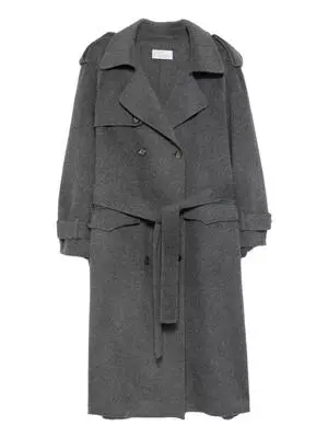 Giuseppe Di Morabito Belted Trench Coat - Grey