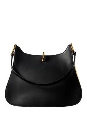 Rabanne Embellished Leather Shoulder Bag - Black