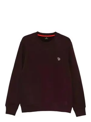Paul Smith Logo-embroidered Crew-neck Sweater - Red