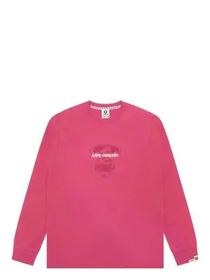 AAPE BY *A BATHING APE® Long-sleeved T-shirt - Pink