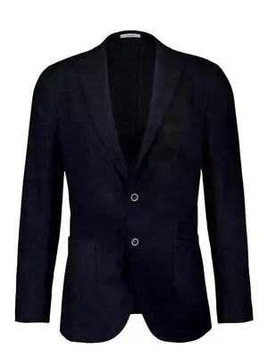 Boglioli Checked Blazer - Black