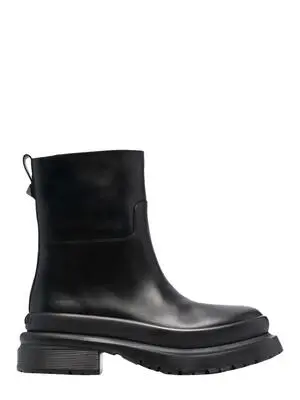 Valentino Garavani Roman Stud Ankle Boot - Black