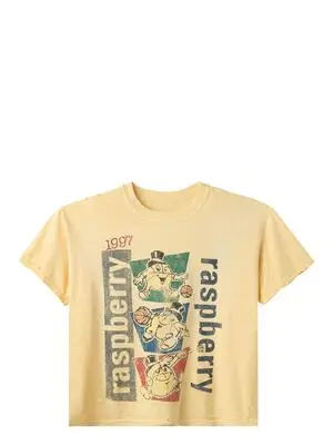 GV GALLERY Raspberry Macker Tee - Yellow