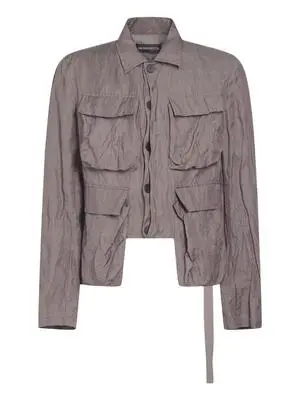 ANN DEMEULEMEESTER Silvester Cargo Jacket - Grey