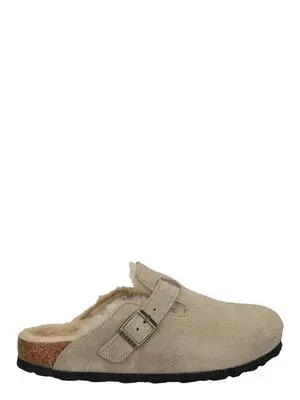 BIRKENSTOCK Boston Shearling Clogs - Tan