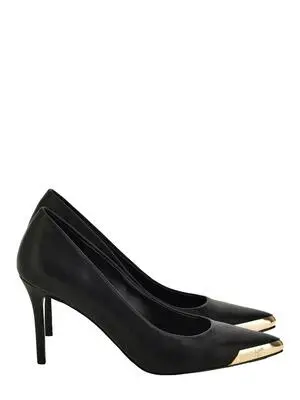 Versace Metallic-toe Pumps - Black