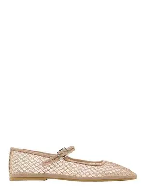 CAPULETTE Crystal-embellishment Mesh Ballet Flats
