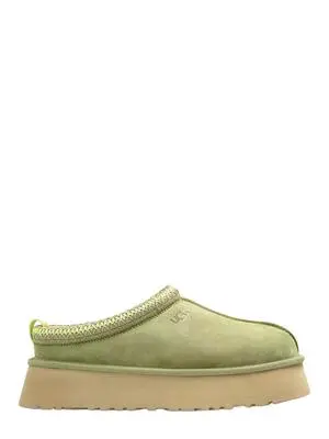 UGG Tazz Ii Platform Suede Slippers - Green