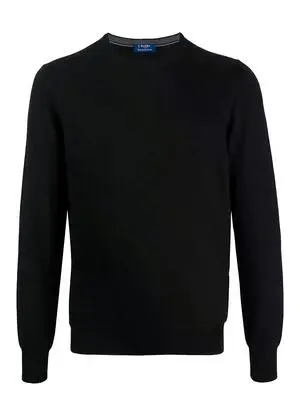 BARBA NAPOLI Round Neck Jumper - Black