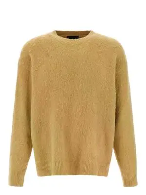 ROBERTO COLLINA Crew-Neck Sweater Yellow