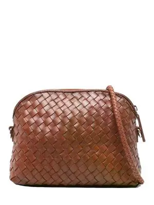 Dragon Diffusion Chunky Fellini Leather Shoulder Bag - Brown
