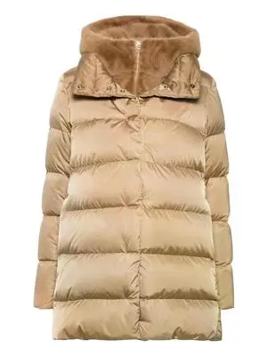 Herno Layered Puffer Coat - Neutrals