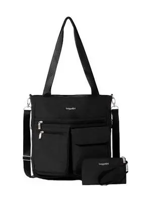 BAGGALLINI Everywhere Tote With Rfid Wristlet - Black