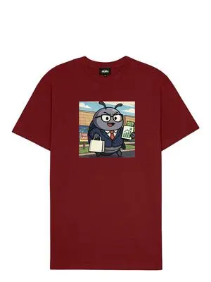 DALIX Roly Poly Tee Brick Red