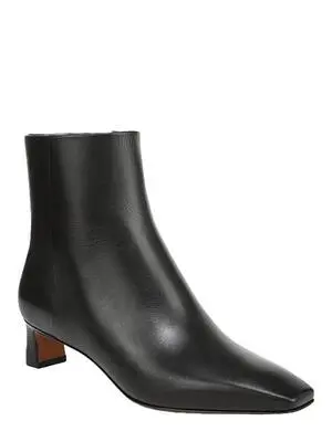 Vince Harlan Square Toe Bootie Black