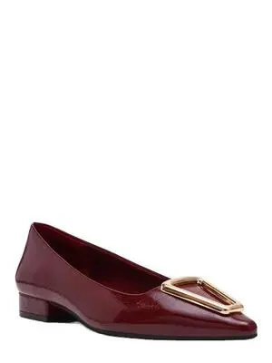 Anne Klein Cavina Pointed Toe Flat - Bordeaux