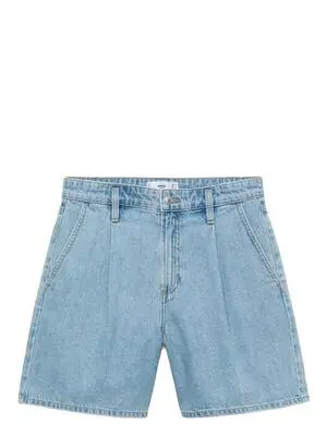 Mango Dart Bermuda Shorts Light Blue