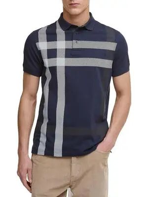 Barbour Blaine Tartan Polo - Navy