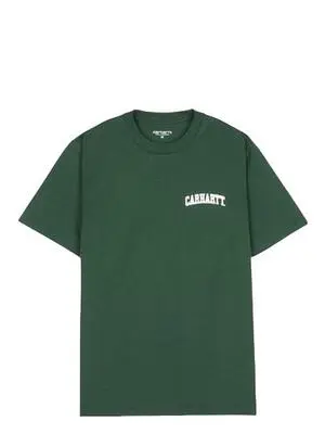 Carhartt Wip University Script Short Sleeve T-shirt - Green